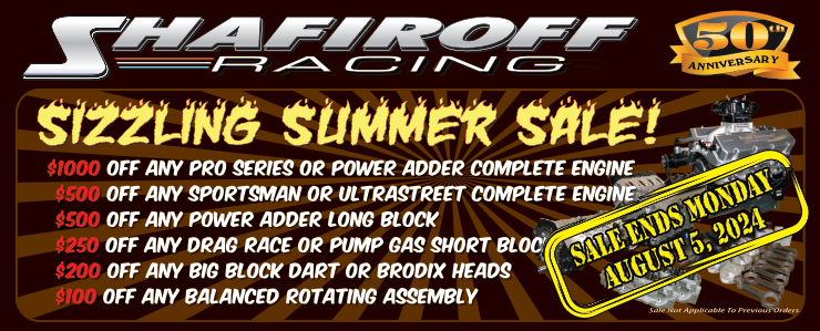 Shafiroff Big Block Ford - Complete Engines and Short Blocks